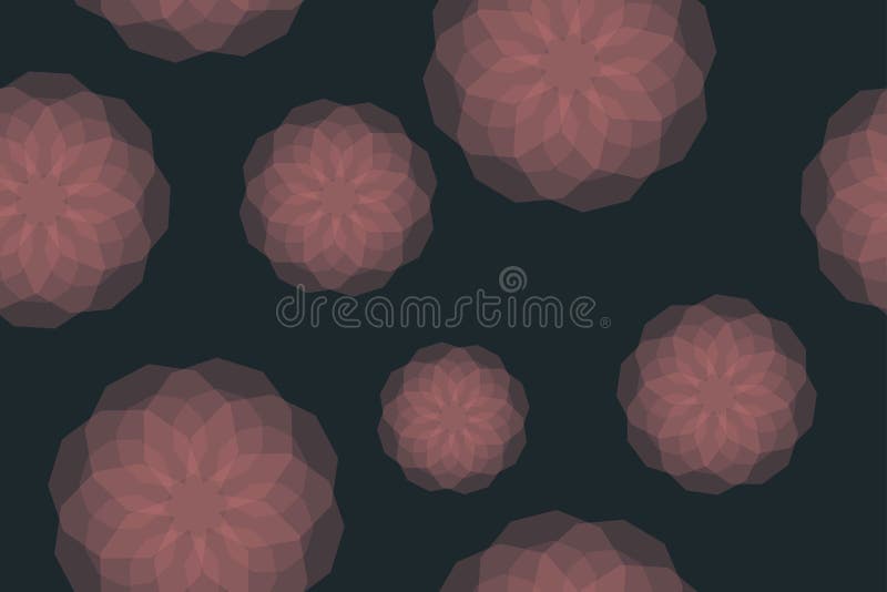Seamless, Abstract Background Pattern Made with Transparent Decagon ...