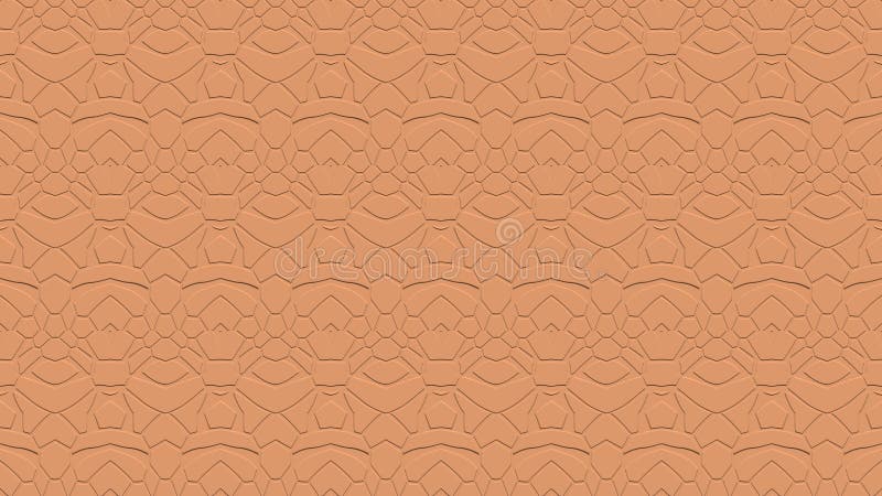 Seamless Abstract Background in Peach Tones with Scribbles Stock ...
