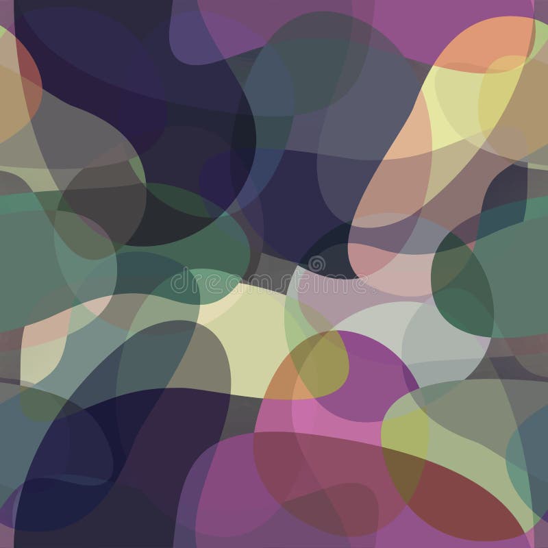 Seamless Abstract Background, Shapes. Illustration Bitmap. Stock ...