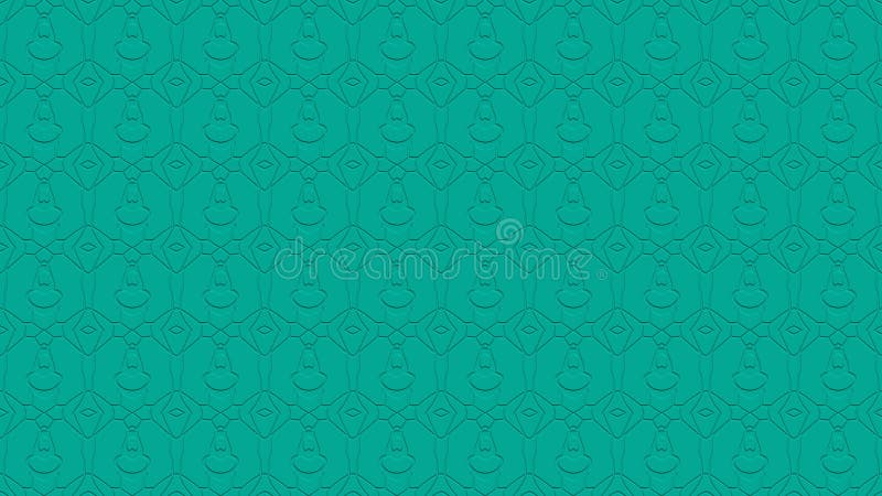 Seamless Abstract Background in Turquoise Tones with Scribbles Stock ...