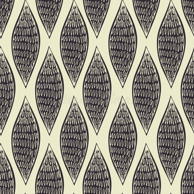 Seamless Abstract Black Color Pattern Stock Vector - Illustration of ...