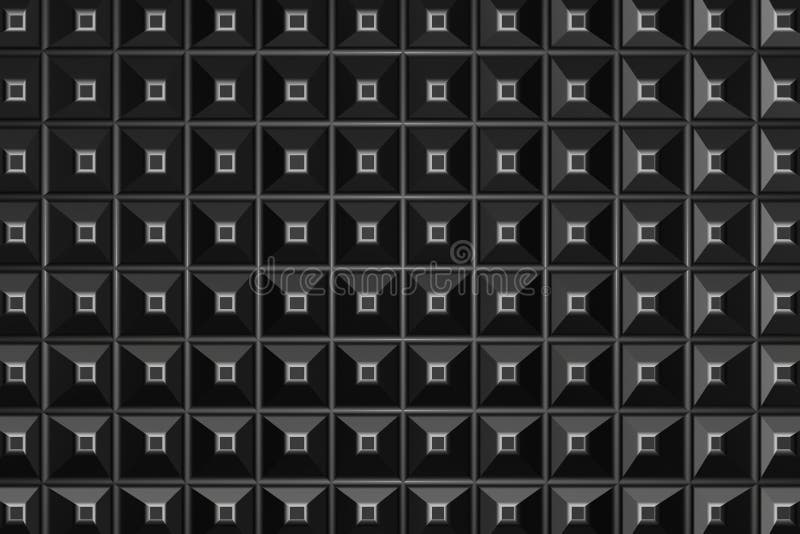 Seamless Abstract Black Color Square Pattern Texture, Ornament ...