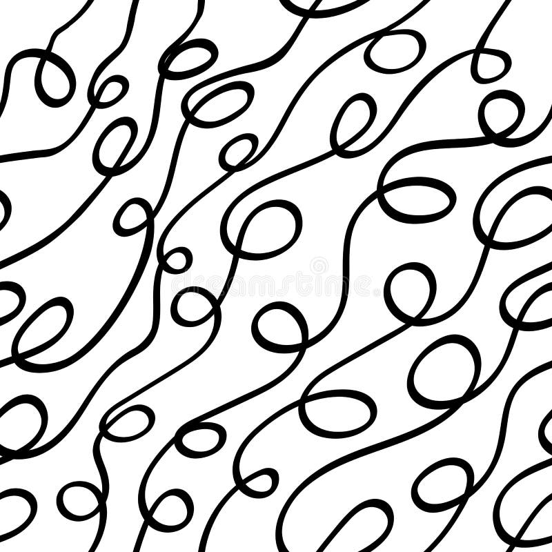 Seamless Abstract Black and White Pattern Background Stock Vector ...