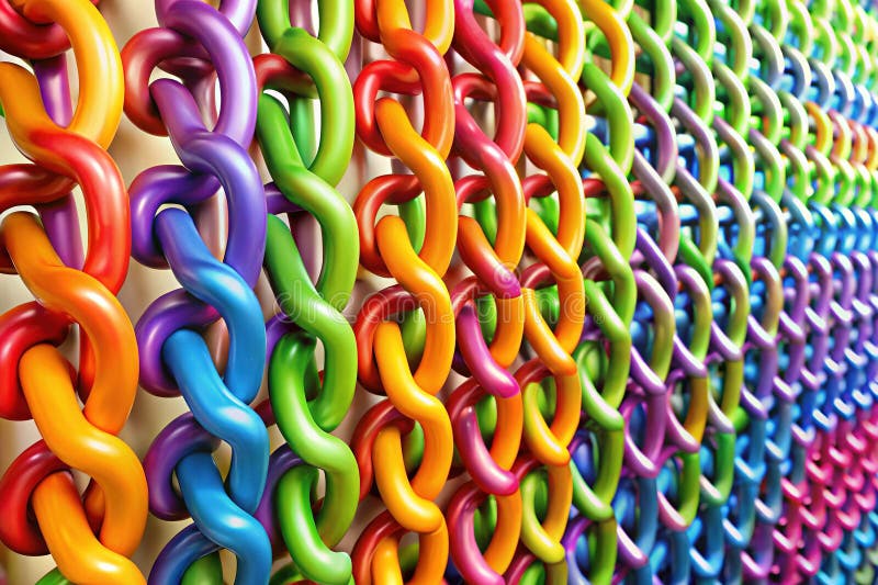 Seamless Abstract Chain Link Wall Texture Background White Industrial ...