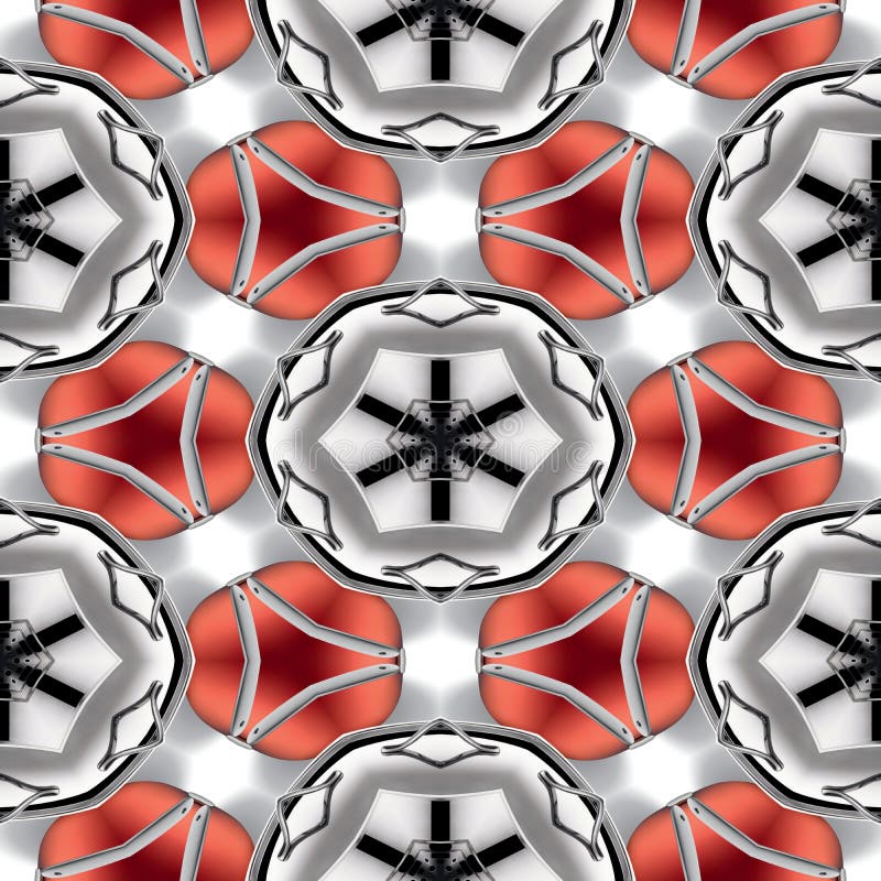 Abstract Metallic Bronze Viking Like Pattern Made Seamless Stock ...