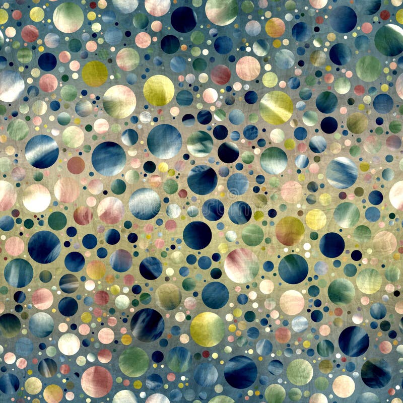 Seamless Abstract Circle Geo Pattern for Surface Print Stock ...