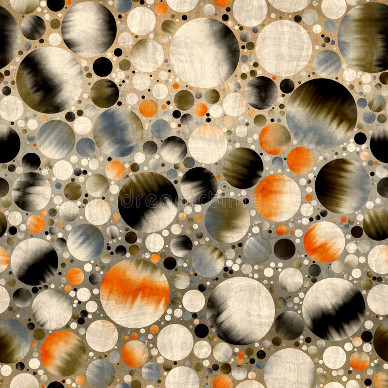 Seamless Abstract Circle Geo Pattern for Surface Print Stock Image ...
