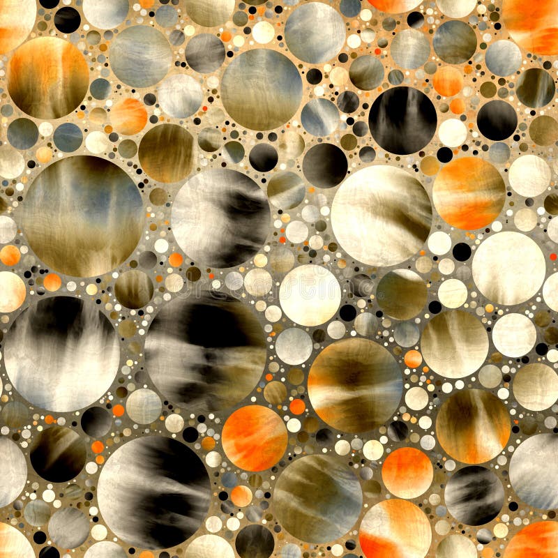 Seamless Abstract Circle Geo Pattern for Surface Print Stock Photo ...