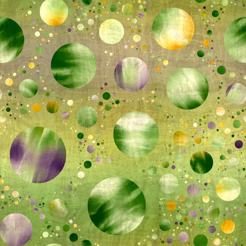 Seamless Abstract Circle Geo Pattern for Surface Print Stock ...