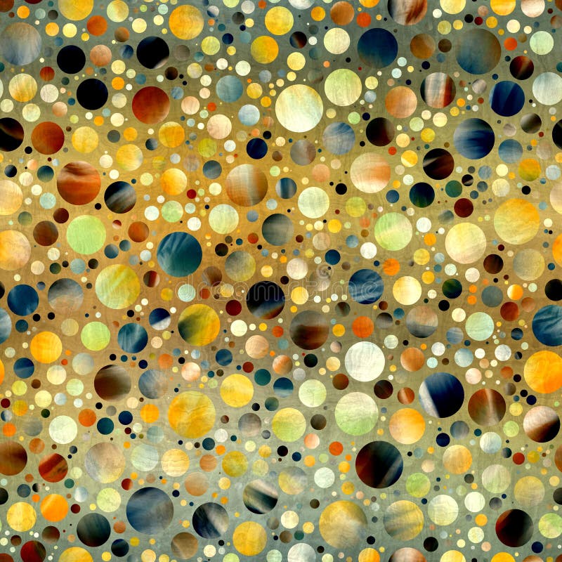Seamless Abstract Circle Geo Pattern for Surface Print Stock Image ...
