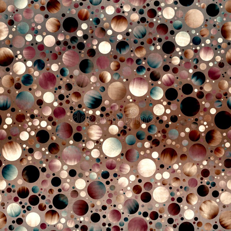 Seamless Abstract Circle Geo Pattern for Surface Print Stock Photo ...