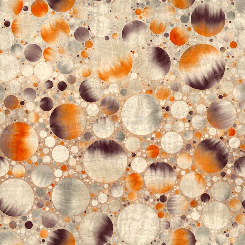 Seamless Abstract Circle Geo Pattern for Surface Print Stock ...