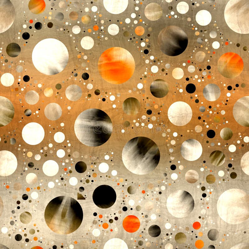 Seamless Abstract Circle Geo Pattern for Surface Print Stock Image ...