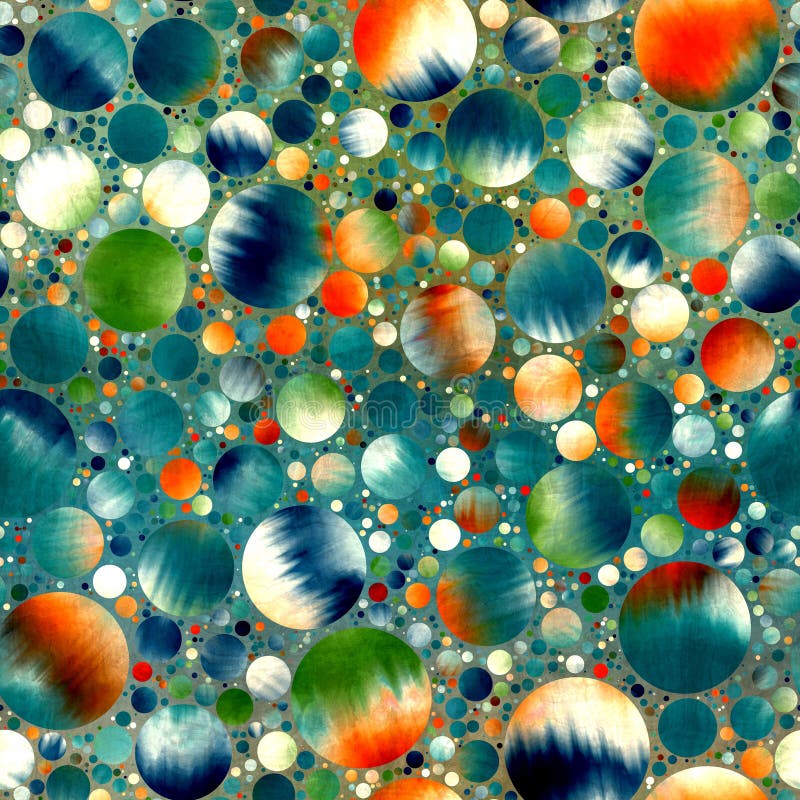 Seamless Abstract Circle Geo Pattern for Surface Print Stock Photo ...