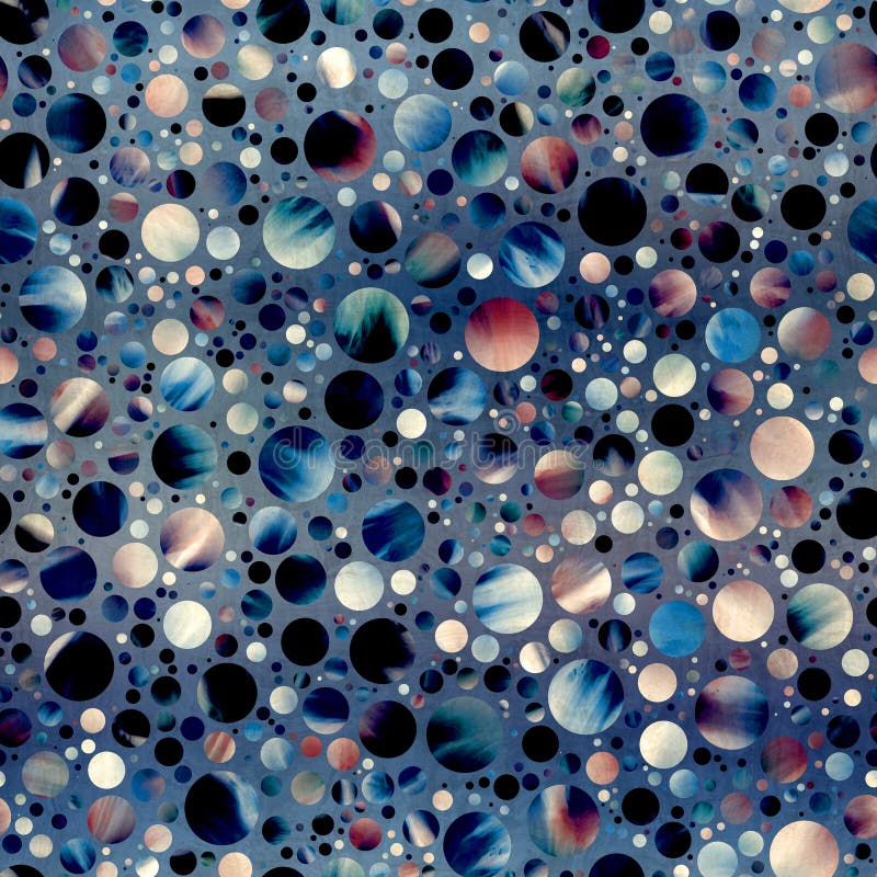 Seamless Abstract Circle Geo Pattern for Surface Print Stock Image ...