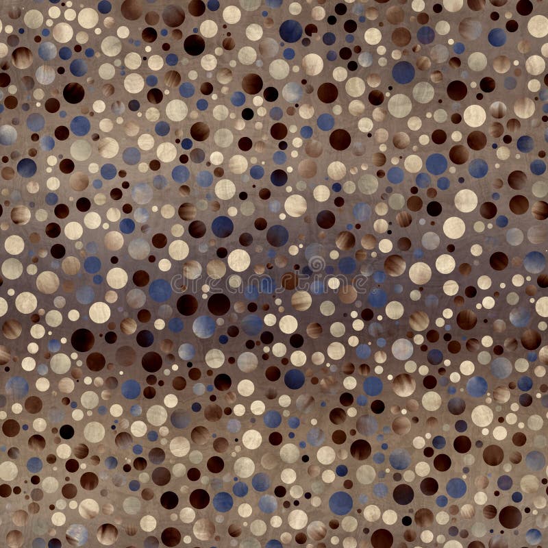 Seamless Abstract Circle Geo Pattern for Surface Print Stock ...