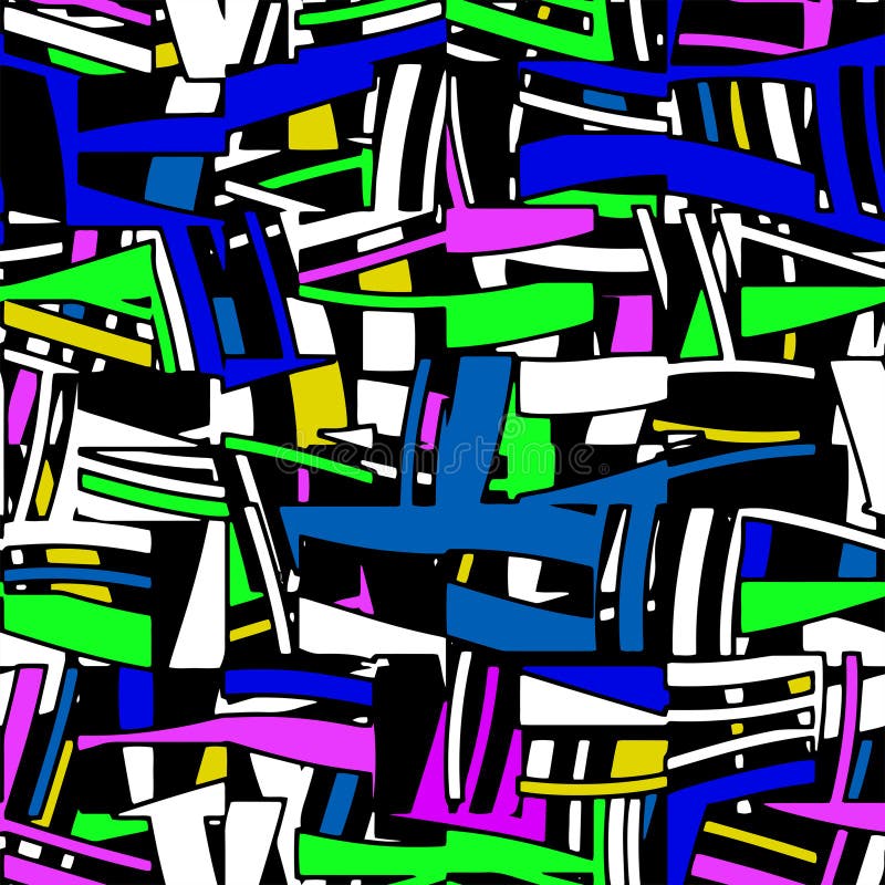 Seamless Abstract Clothes Texture Pattern Vector. Multicolored Design ...