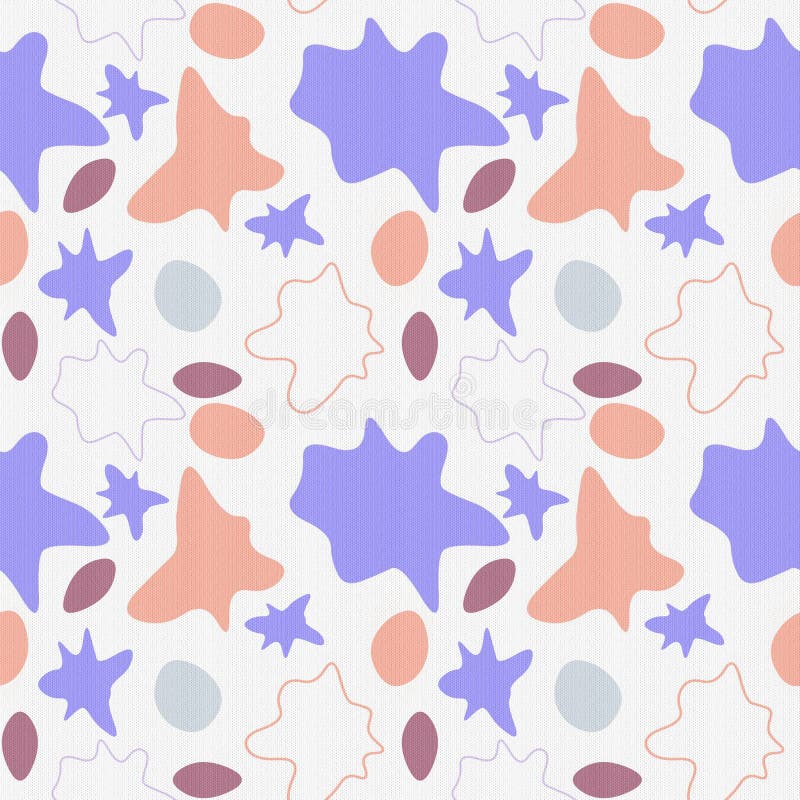 Seamless Abstract Color Spots Splatters Pattern Stock Illustration ...