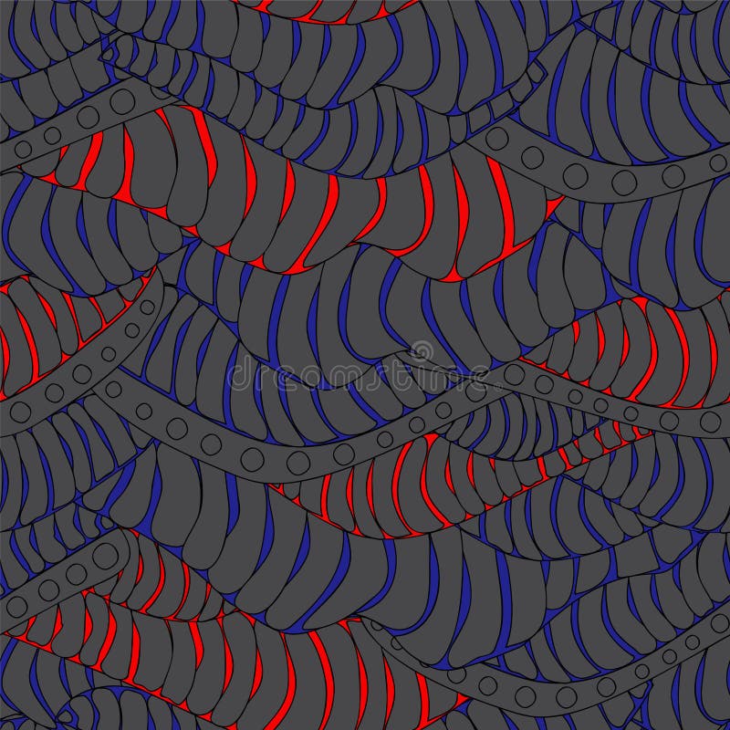 Seamless Abstract Color Wave Pattern. Illustration Stock Vector ...