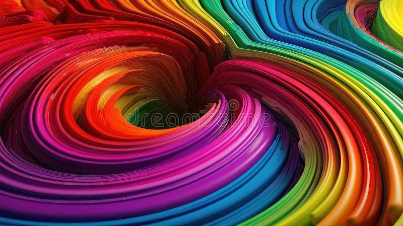 Seamless Abstract Colorful Design, Texture, Curvy and Artistic ...