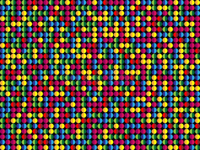 Seamless Abstract Colorful Dots Stock Vector - Illustration of halftone ...