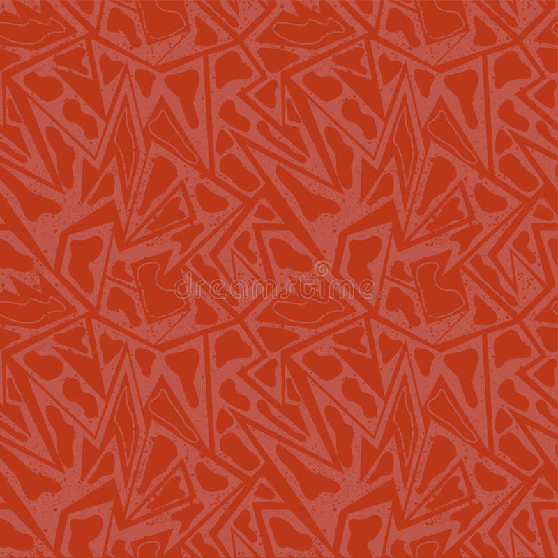 Seamless Abstract with Curved Geometry Grunge Pattern Stock Vector ...