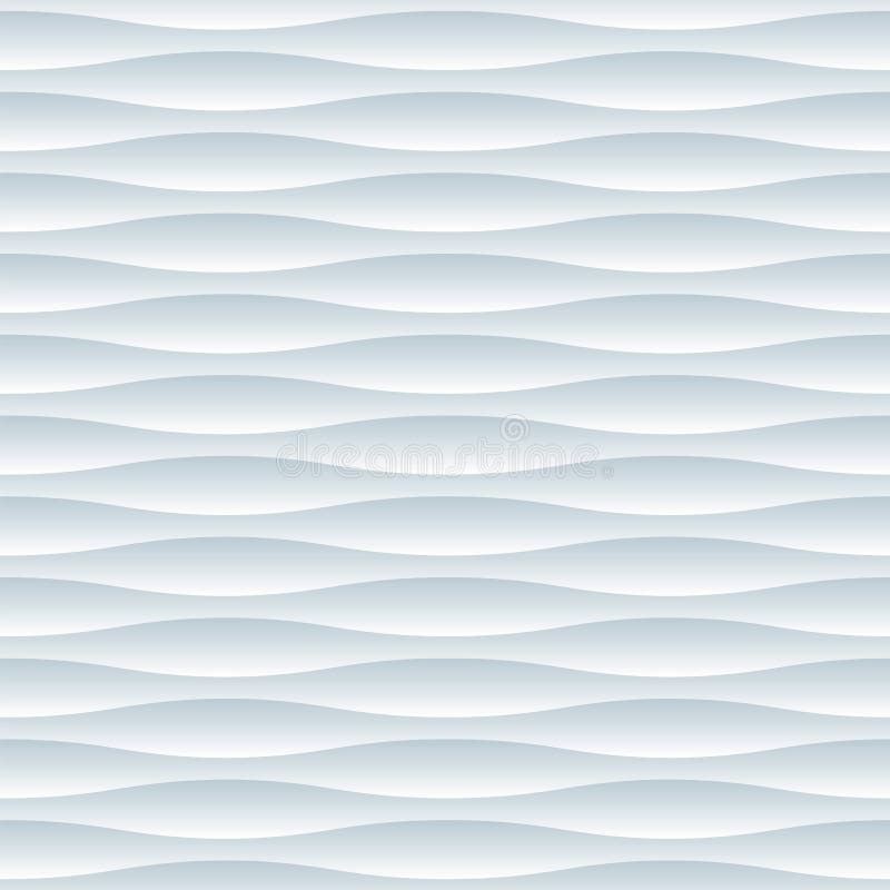 Seamless Abstract Curved White Wave Surface Pattern Texture Background ...