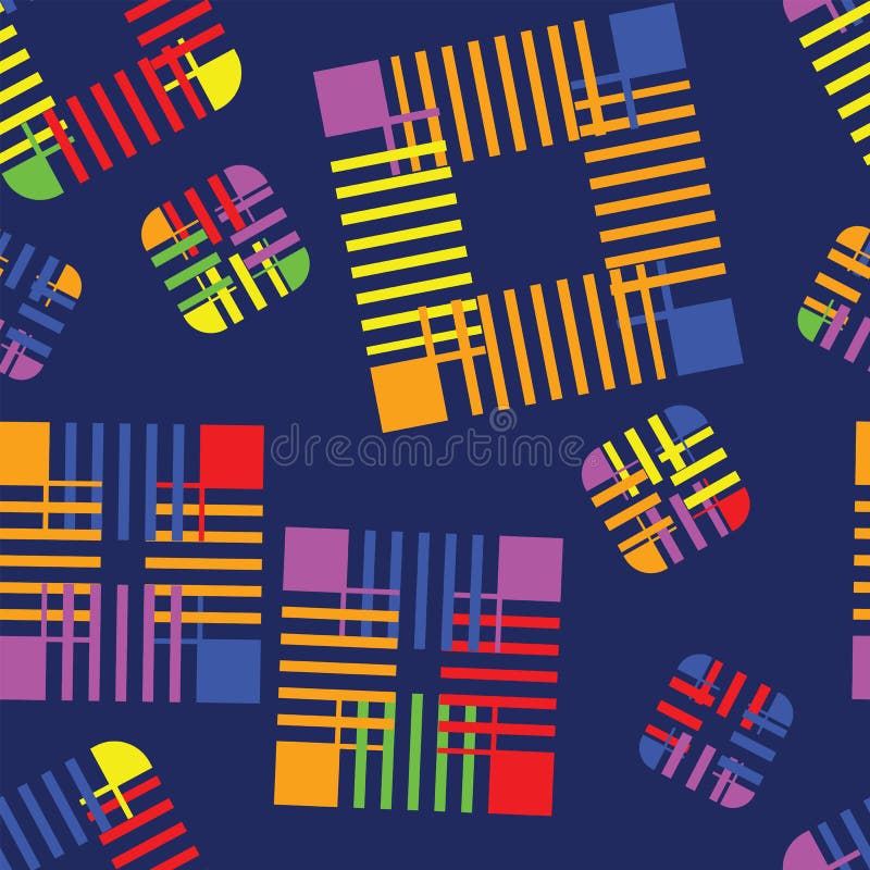 Seamless Abstract Dark Color Pattern Template Vector Illustration Stock ...