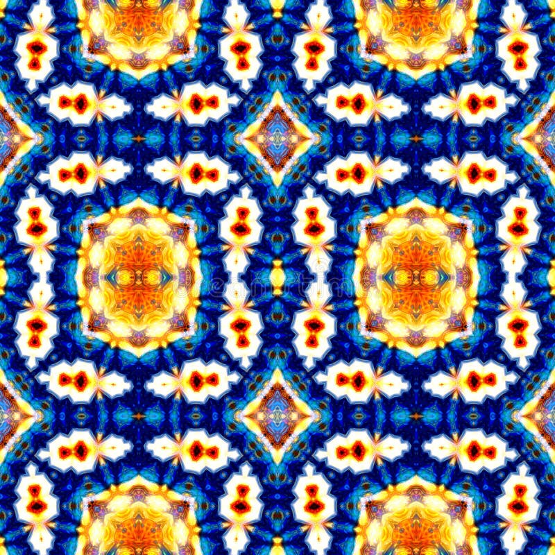 Seamless Abstract Decorative Pattern Stock Illustration - Illustration ...