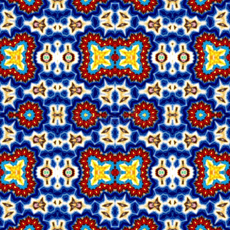 Seamless Abstract Decorative Pattern Stock Illustration - Illustration ...