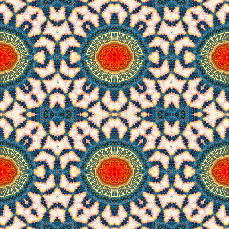 Seamless Abstract Decorative Pattern Stock Illustration - Illustration ...