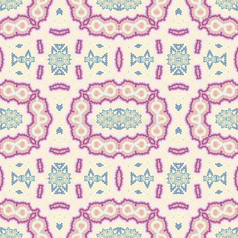 Seamless Abstract Decorative Pattern Stock Illustration - Illustration ...