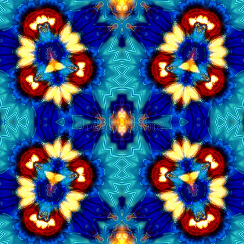 Seamless Abstract Decorative Pattern Stock Illustration - Illustration ...