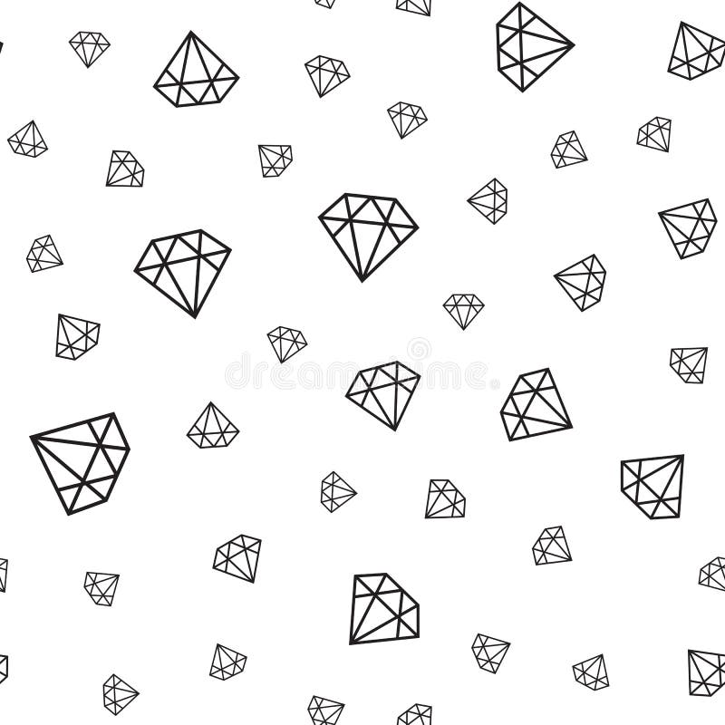 Seamless Abstract Diamonds Pattern. Decorative Print. Luxury Theme ...
