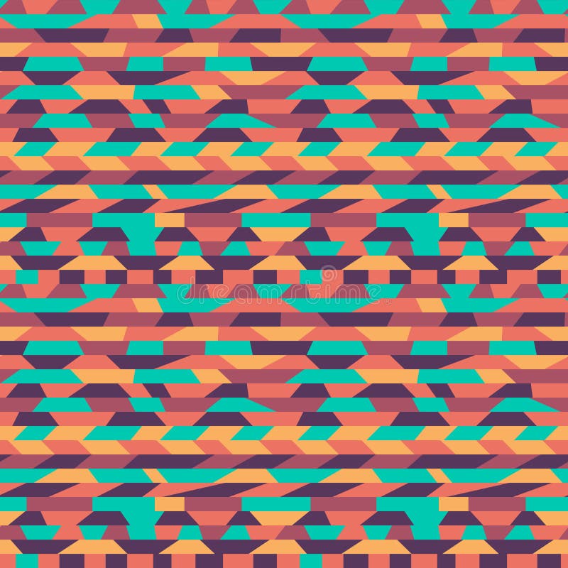 Seamless Abstract Ethnic Pattern Stock Vector - Illustration of ...