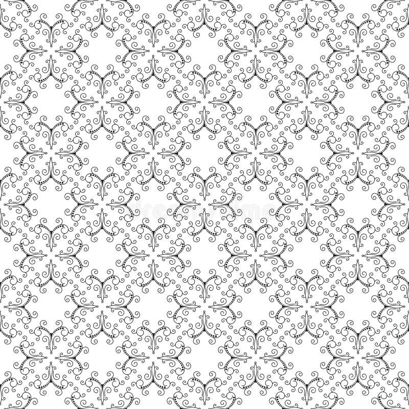 Seamless Abstract Floral Pattern Stock Vector Illustration Of Damask