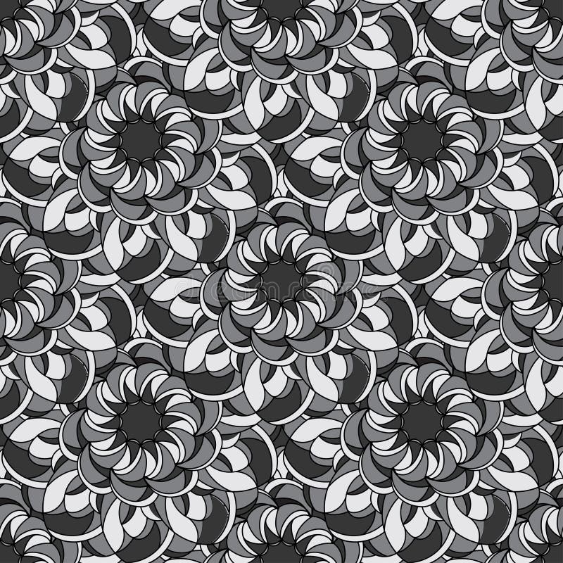 Seamless Abstract Flower Pattern Stock Vector - Illustration of ...