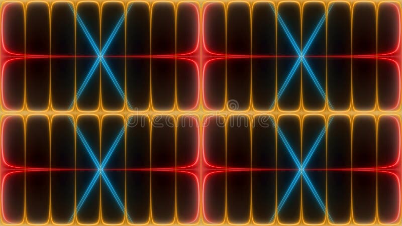 Seamless Abstract Futuristic Pattern Illustration 3d Render Stock ...