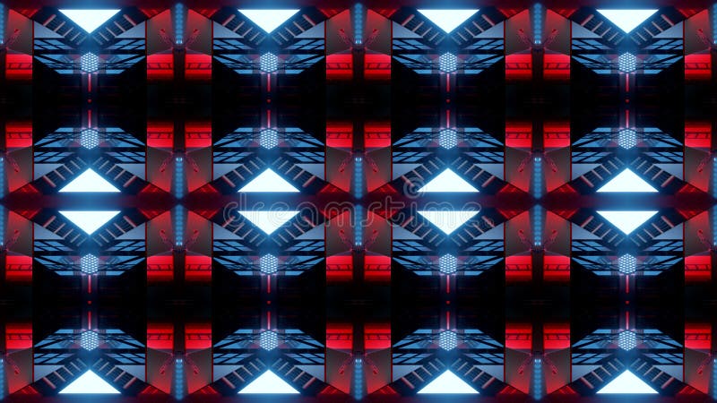 Seamless Abstract Futuristic Pattern Illustration 3d Render Stock ...