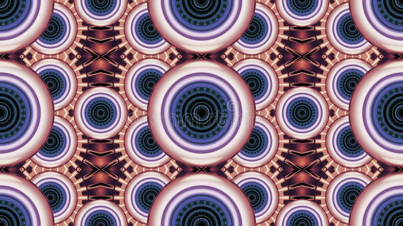 Seamless Abstract Futuristic Pattern Illustration 3d Render Stock ...