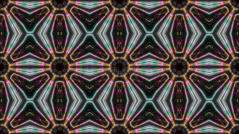 Seamless Abstract Futuristic Pattern Illustration 3d Render Stock ...