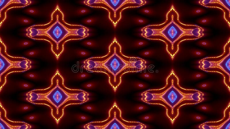 Seamless Abstract Futuristic Pattern Illustration 3d Render Stock ...