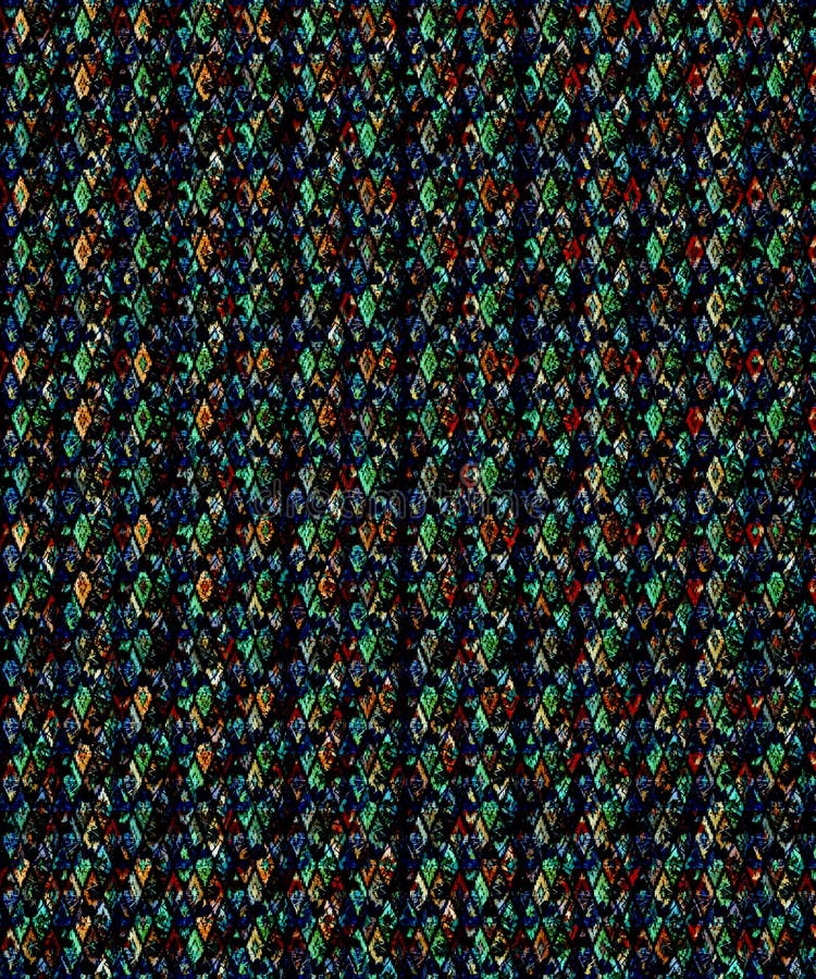 Seamless Abstract Geometric Allover Patterns Illustrations for Fabrics ...