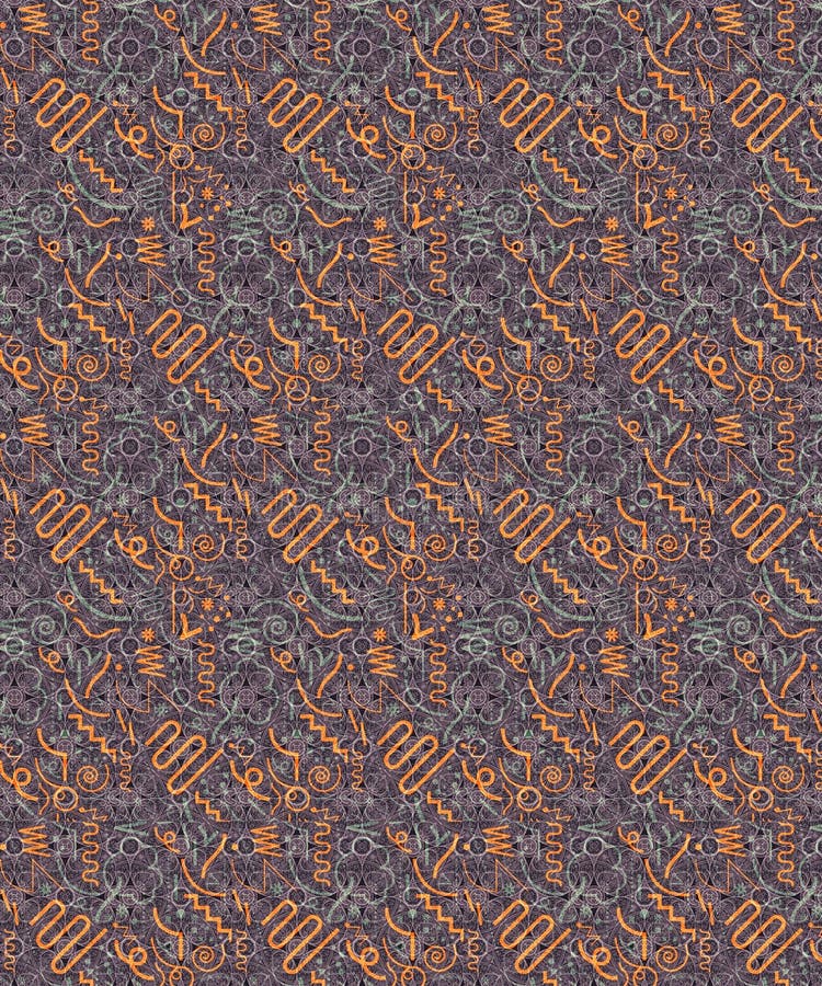 Seamless Abstract Geometric Allover Patterns Illustrations for Fabrics ...