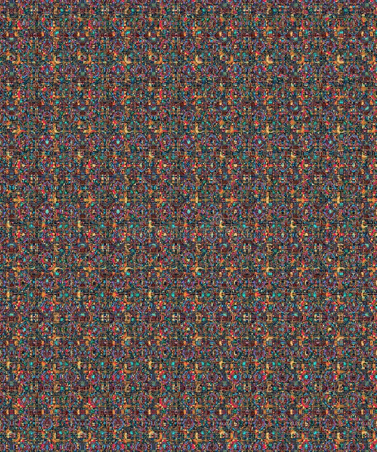 Seamless Abstract Geometric Allover Patterns Illustrations for Fabrics ...