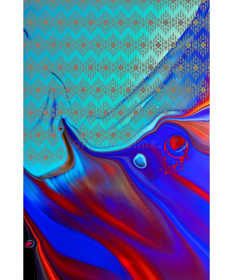 Seamless Abstract Geometric Allover Patterns Illustrations for Fabrics ...