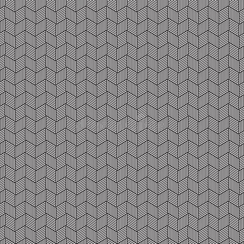 Seamless Abstract Geometric Chevron Pattern Texture. Stock Illustration ...