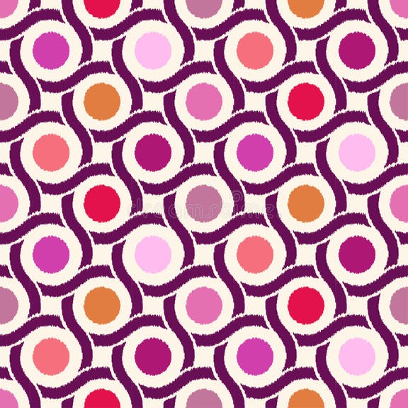 Seamless Abstract Geometric Mesh Pattern Stock Vector - Illustration of ...