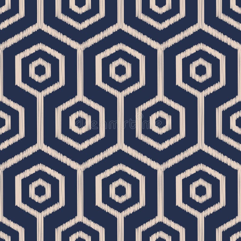 Seamless Abstract Geometric Mesh Pattern Stock Vector - Illustration of ...