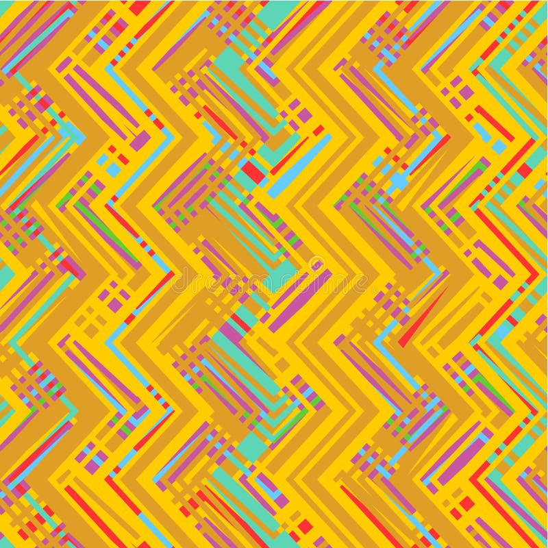 Seamless Abstract Geometric Patterns Stock Vector - Illustration of ...